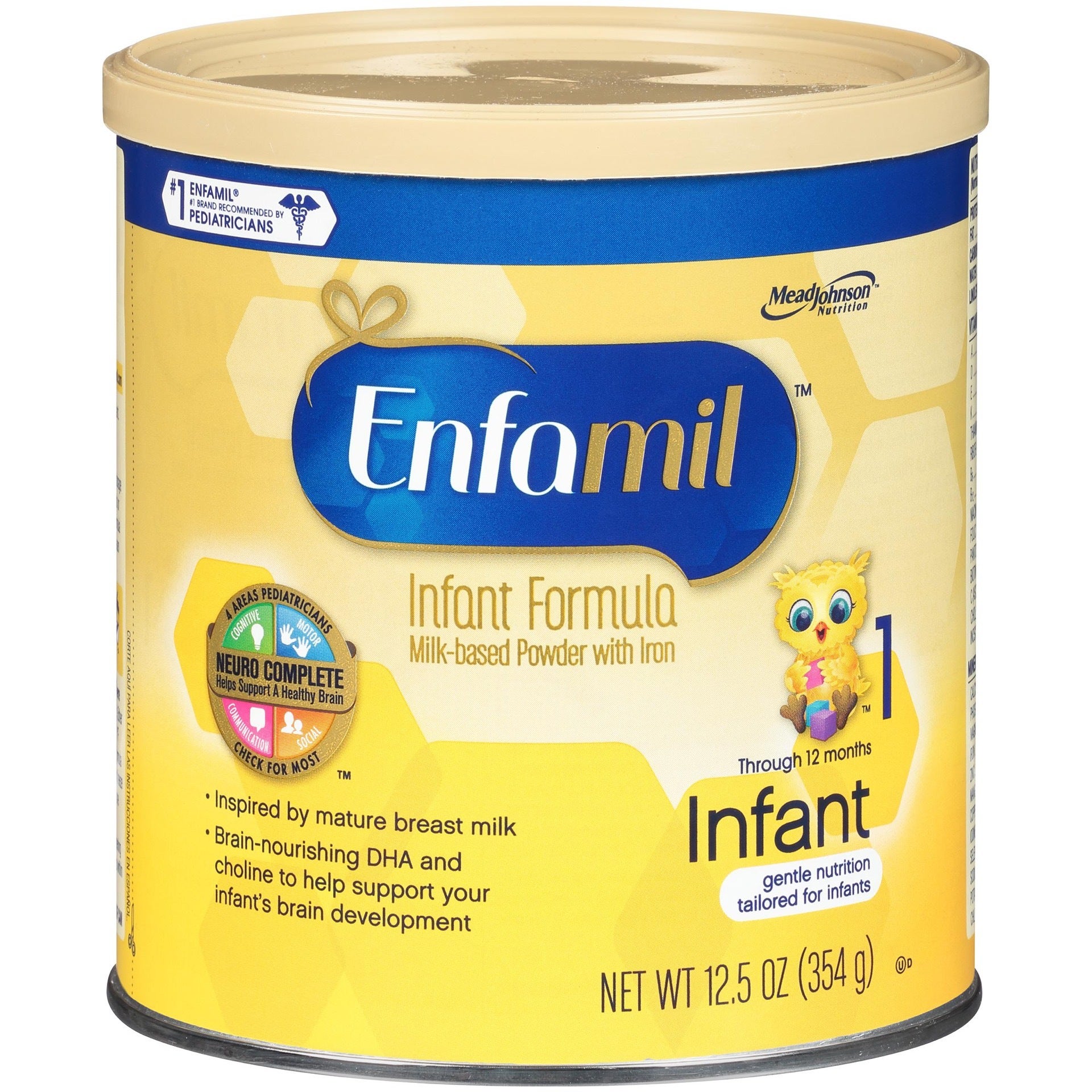 Enfamil Infant Formula Baby Formula with Iron omega-3 DHA & Choline Can ...