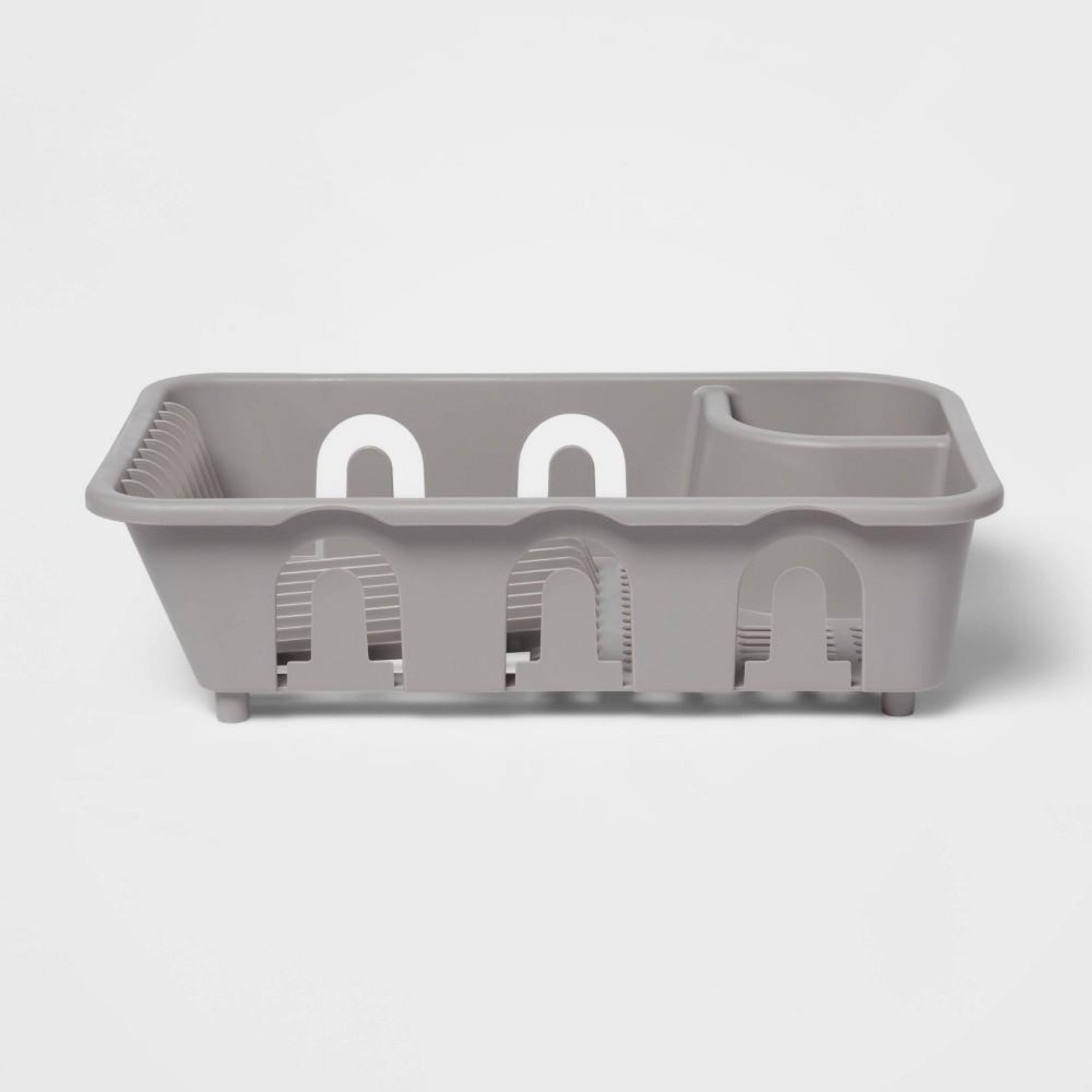 Gray Dish Drainer Rack 15x10x4 Heavy Duty Dry On Kitchen Counter ...